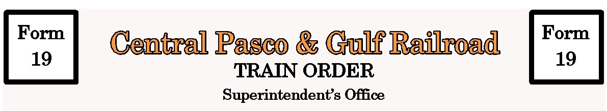 Central Pasco & Gulf Railroad