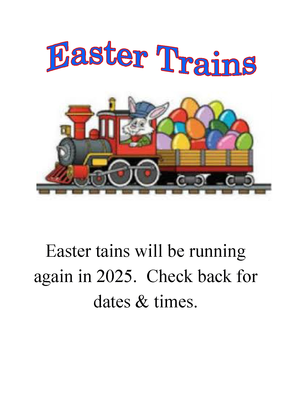 Easter – Central Pasco & Gulf Railroad